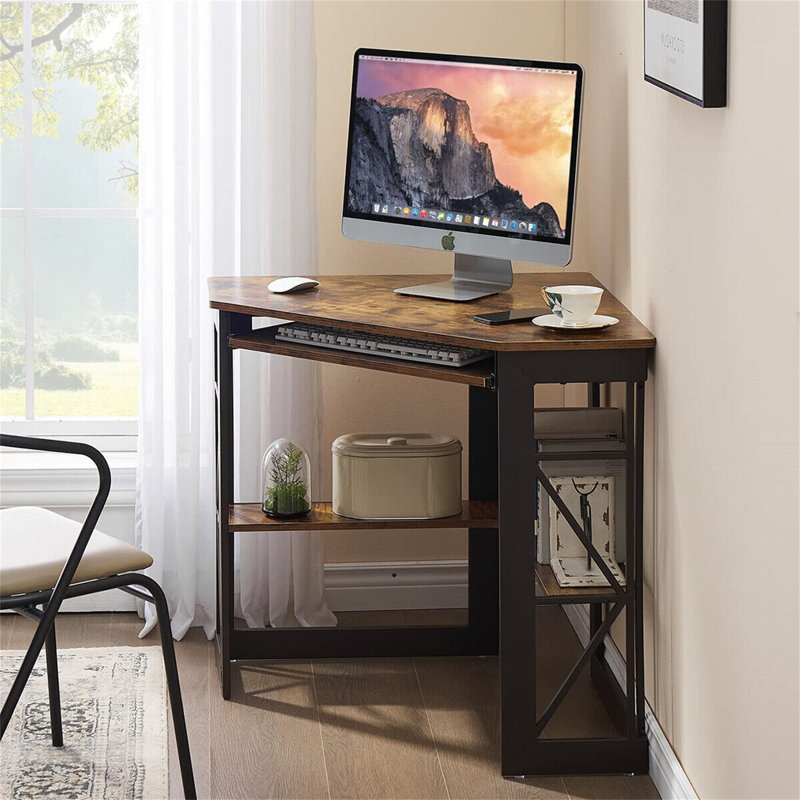 17 Stories Pleione Corner Desk & Reviews | Wayfair
