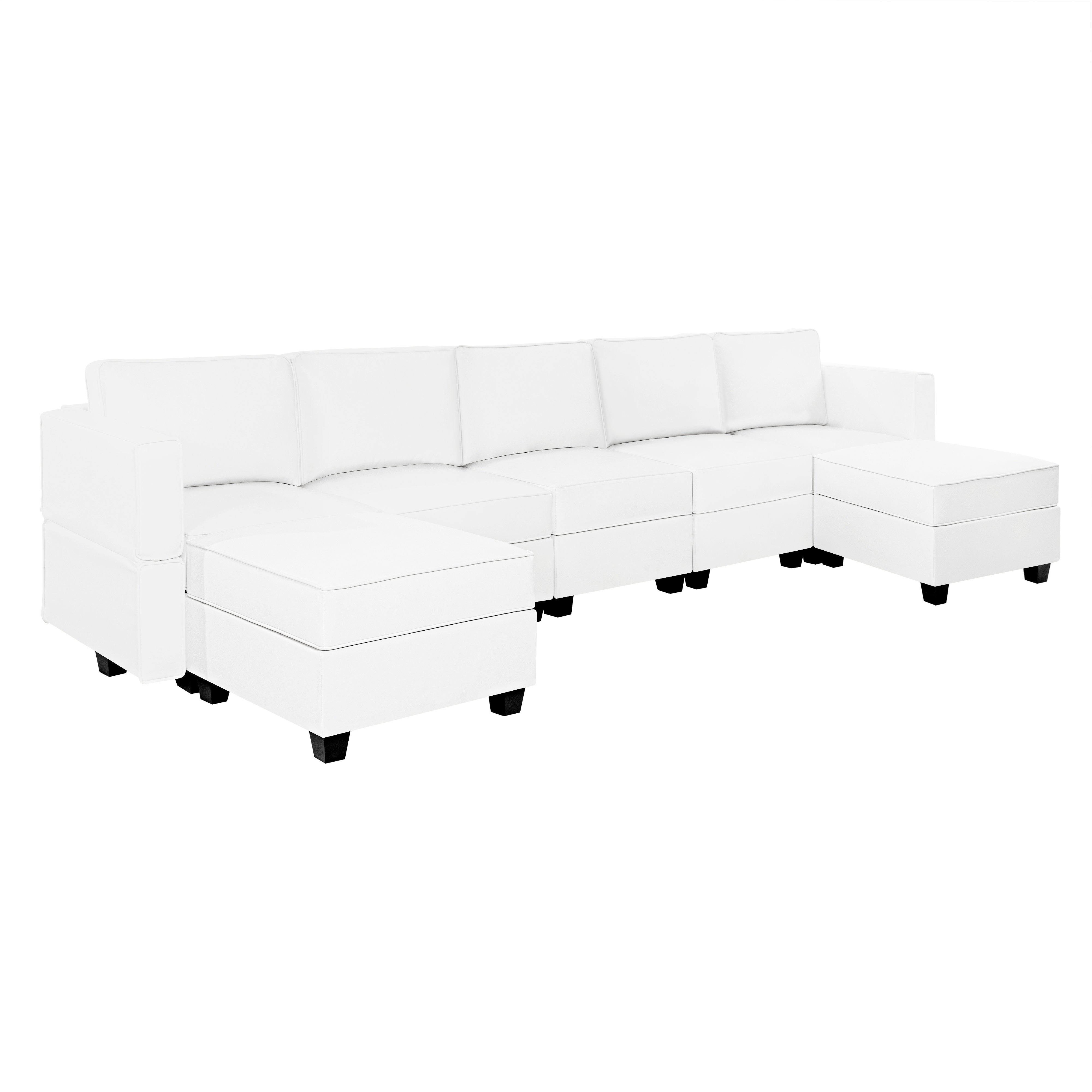 Latitude Run® Stricker Contemporary DIY Sofa Collection 5 Piece Modular ...