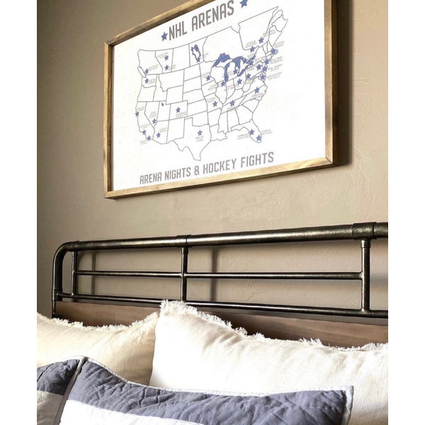 17 Stories Nhl Arena Map Pinboard | Wayfair