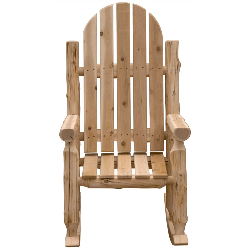 Millwood Pines Frantz 27" Natural Wood Solid Wood Indoor Outdoor ...