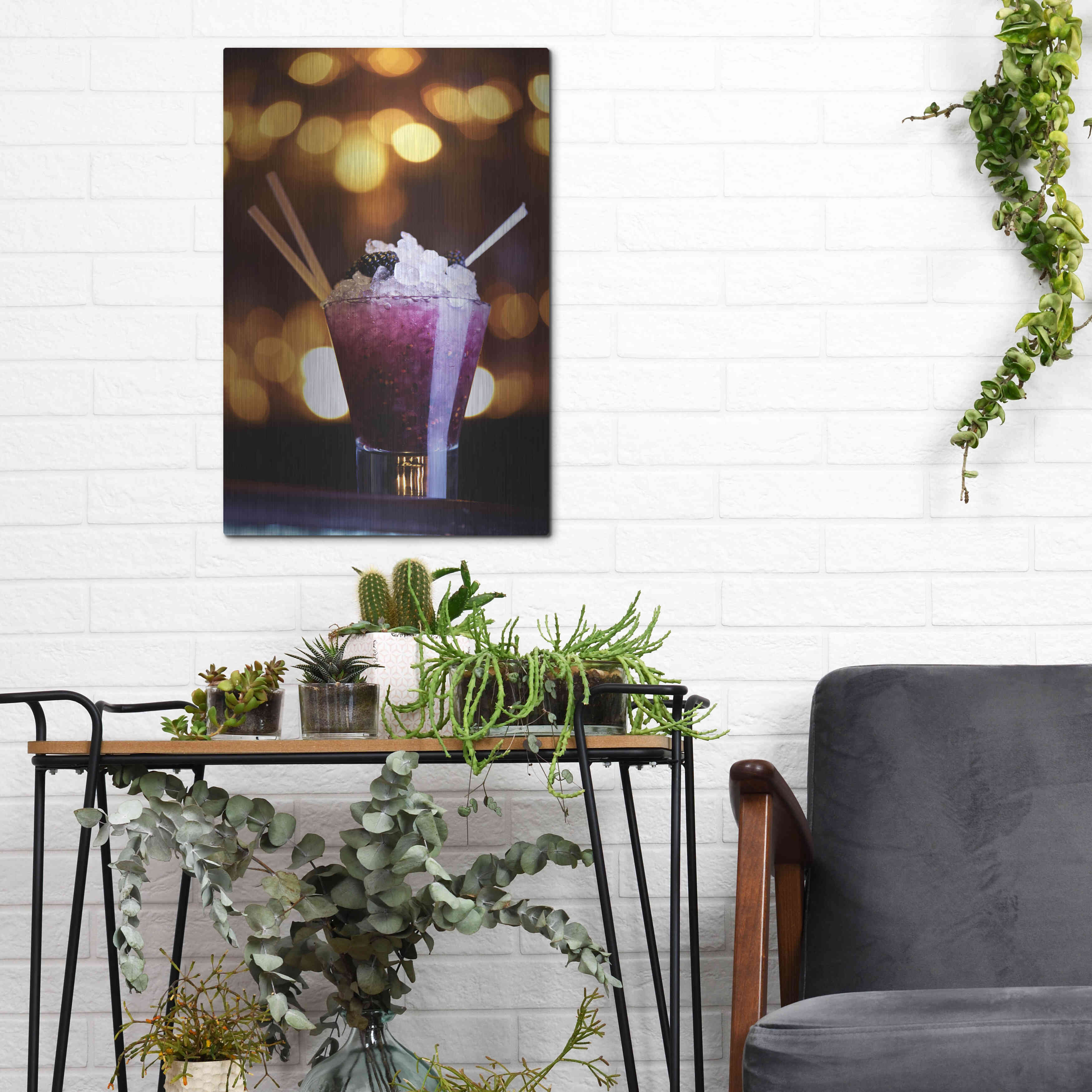 Latitude Run® Purple Nurple', Metal Wall Art | Wayfair