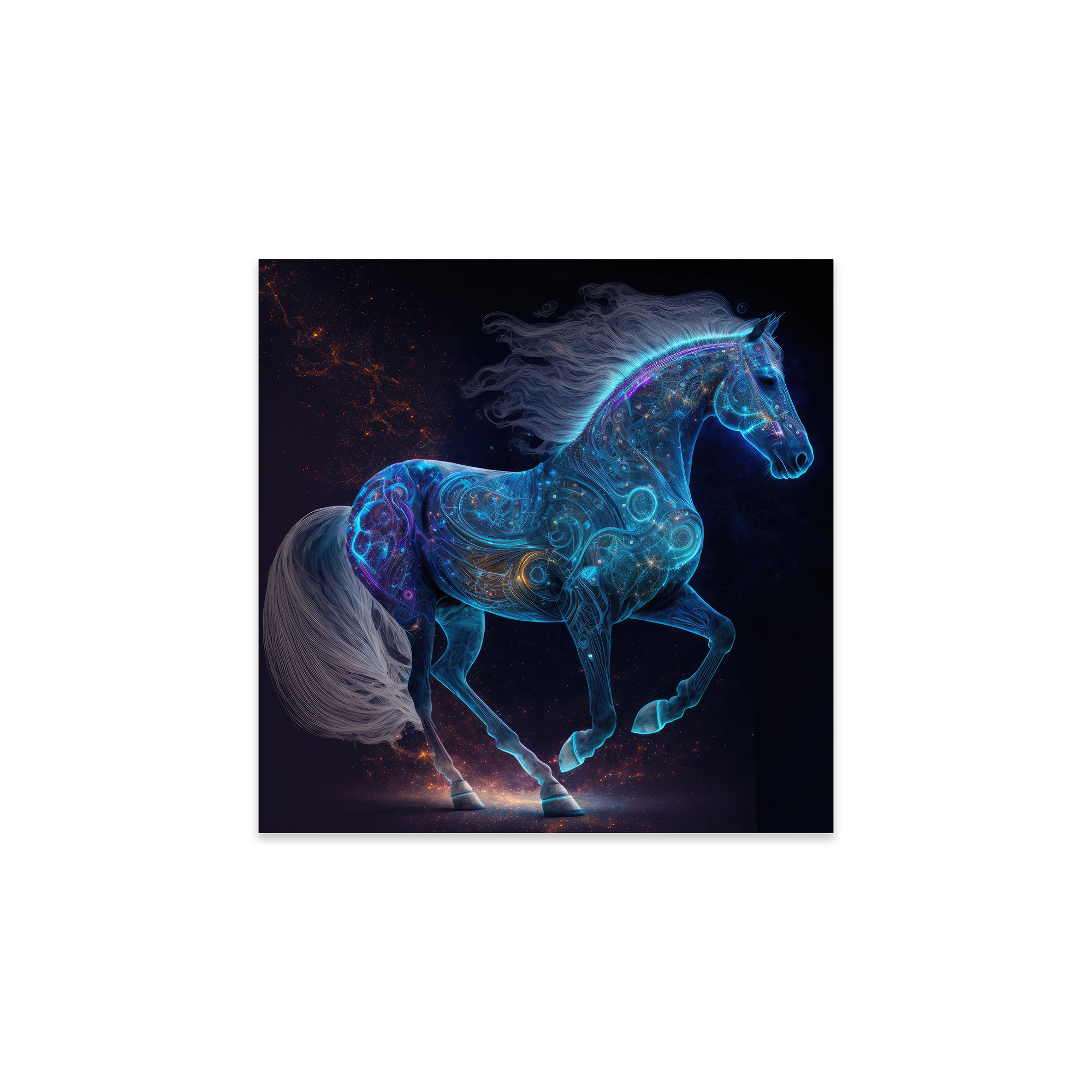 Union Rustic Celestial Wonder Stallion On Plastic/Acrylic by ...
