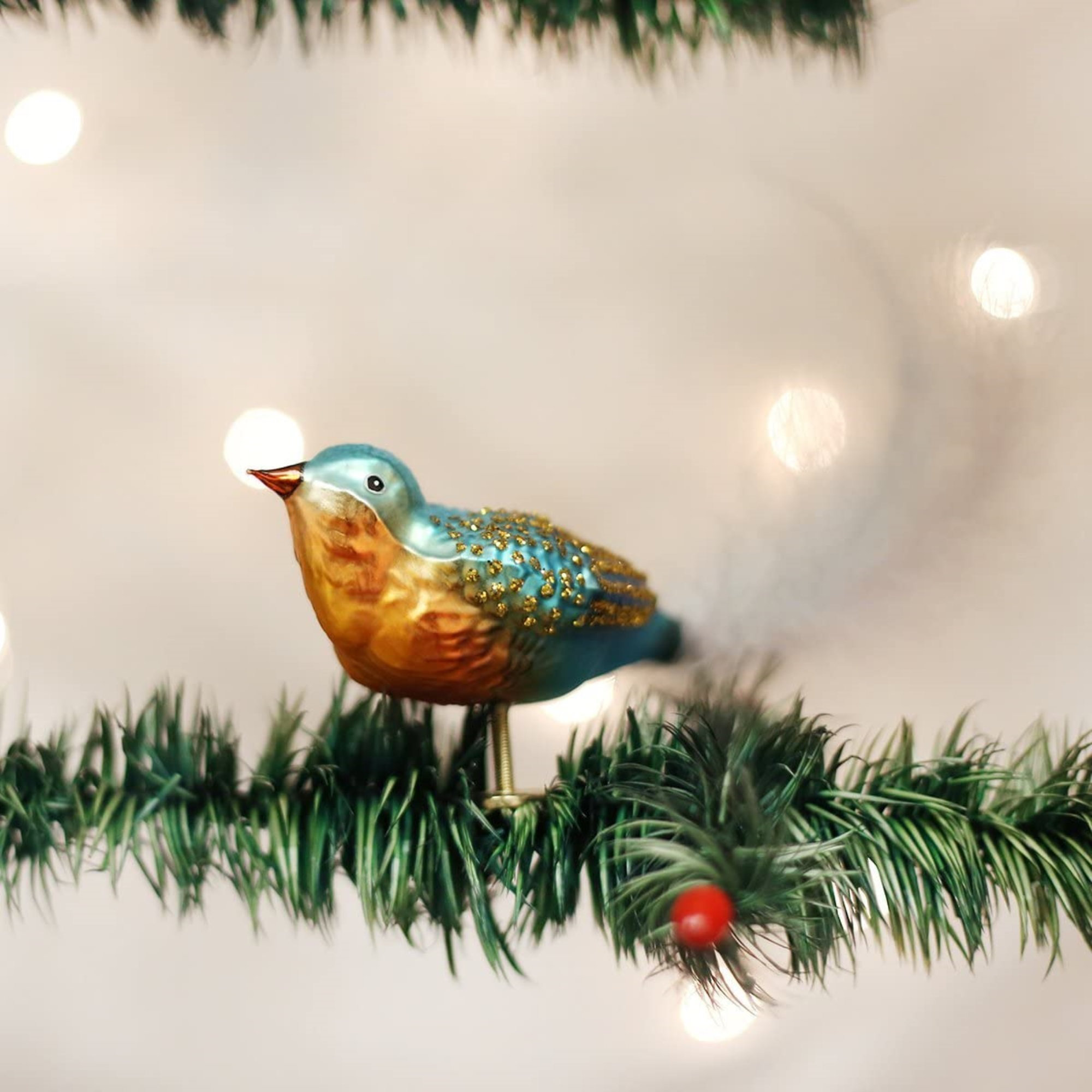 Old World Christmas Forest Finch Clip Ornament | Wayfair