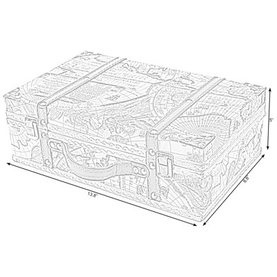 Quickway Imports Vintage Trunk & Reviews | Wayfair