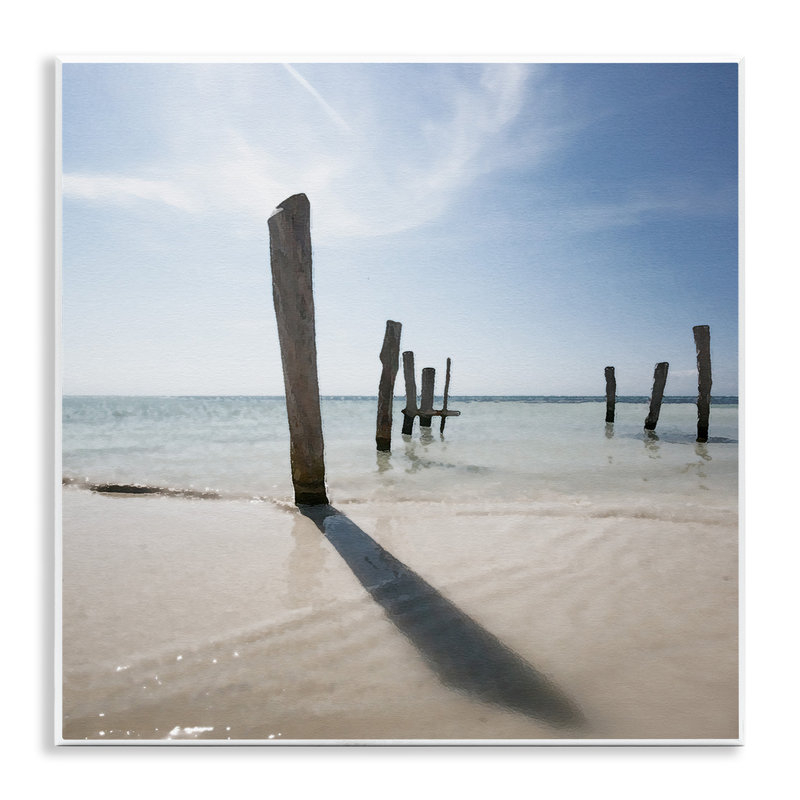 Highland Dunes Eight Beach Posts Wall Plaque Art by Noah Bay | Wayfair