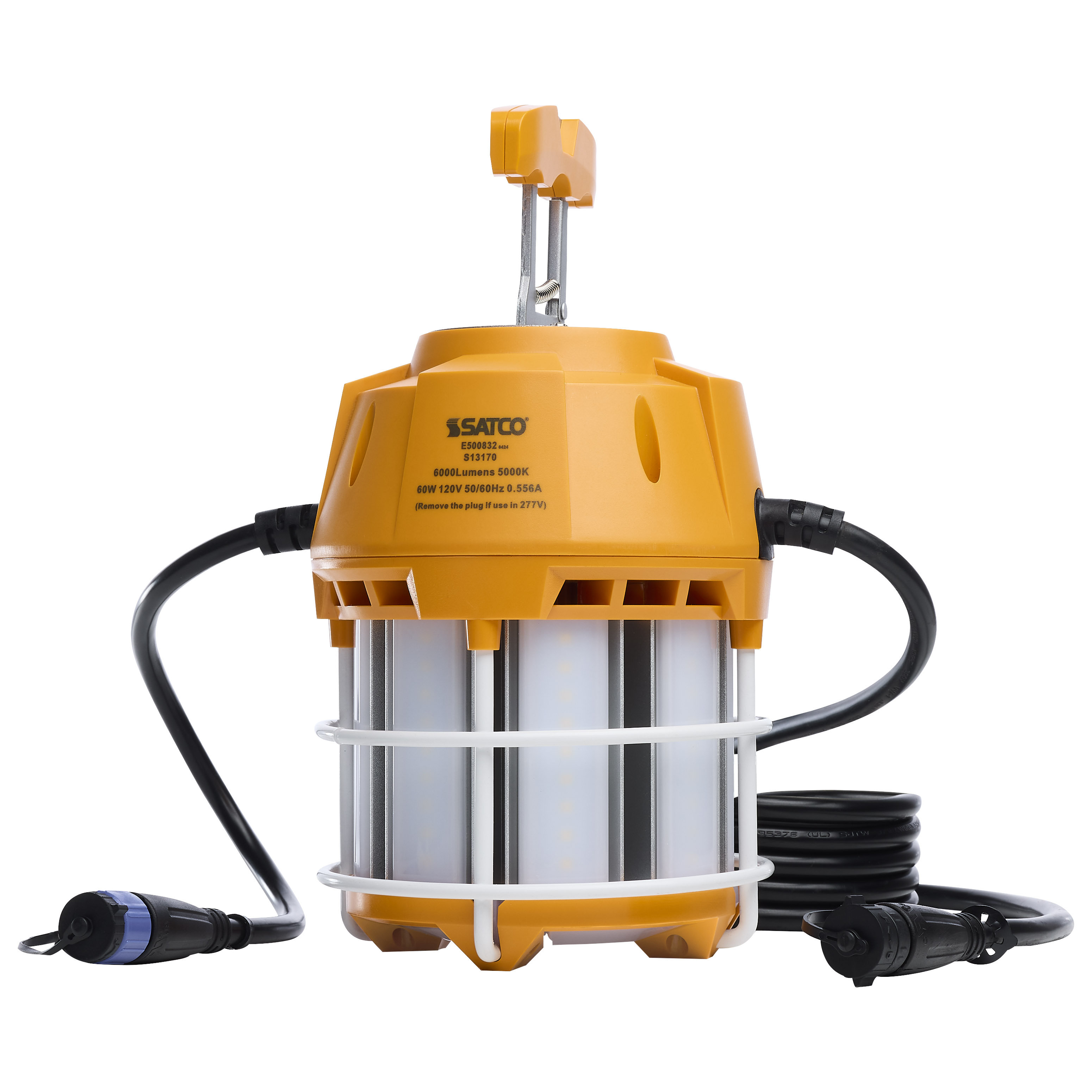 Satco LED Hi-Pro Temp Work Light 5000K Corncob Shape 80 CRI Orange ...