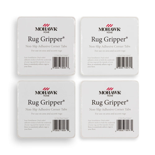 Mohawk Home Grippers 0.1'' Thick Corner Grips Rug Tape/Adhesive ...