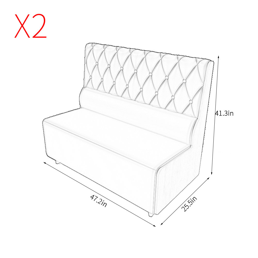 Canadian Linen Modern Simple Milk Tea Shop Benches Storage Bench | Wayfair