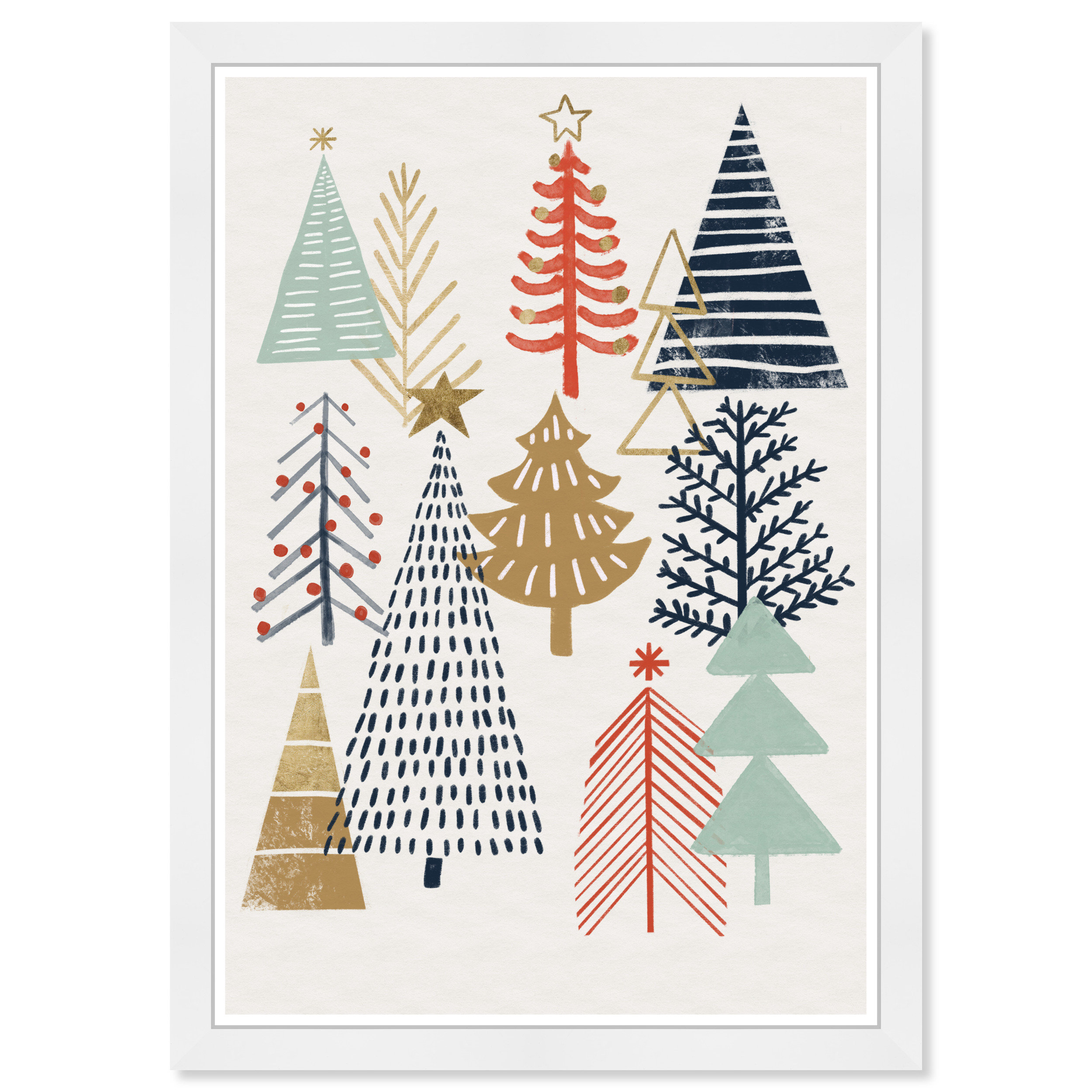 The Holiday Aisle® Holiday and Seasonal The Tree gathering Scandinavian ...