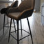 Mercury Row® Rylee Upholstered Counter Stool with Metal Frame & Reviews ...