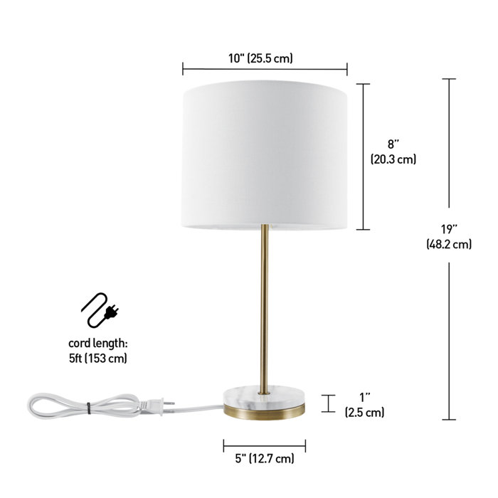 Globe Electric Company Lila Metal Table Lamp & Reviews | Wayfair