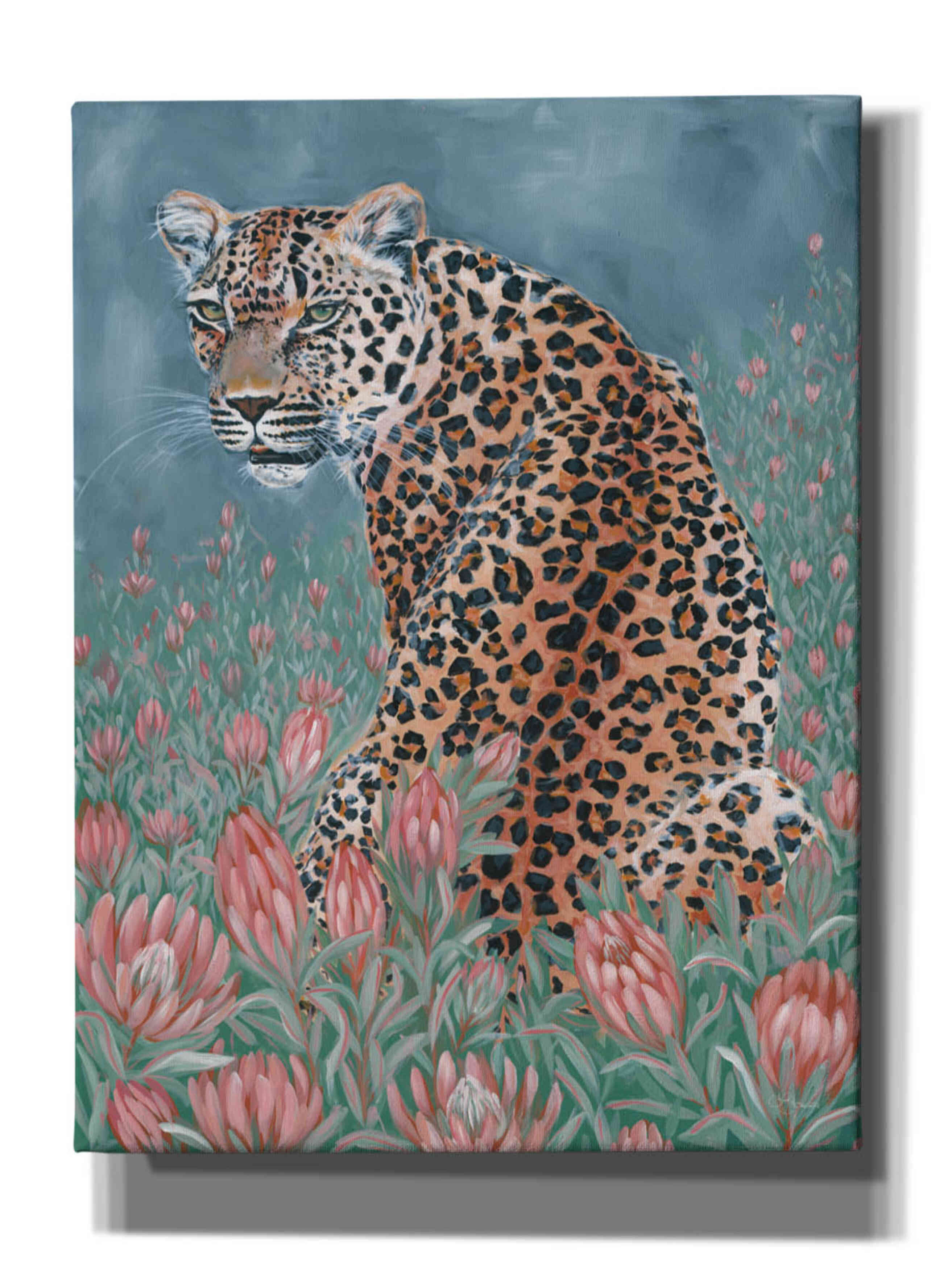 Bungalow Rose " Leopard In The Flowers " by JG Studios | Wayfair