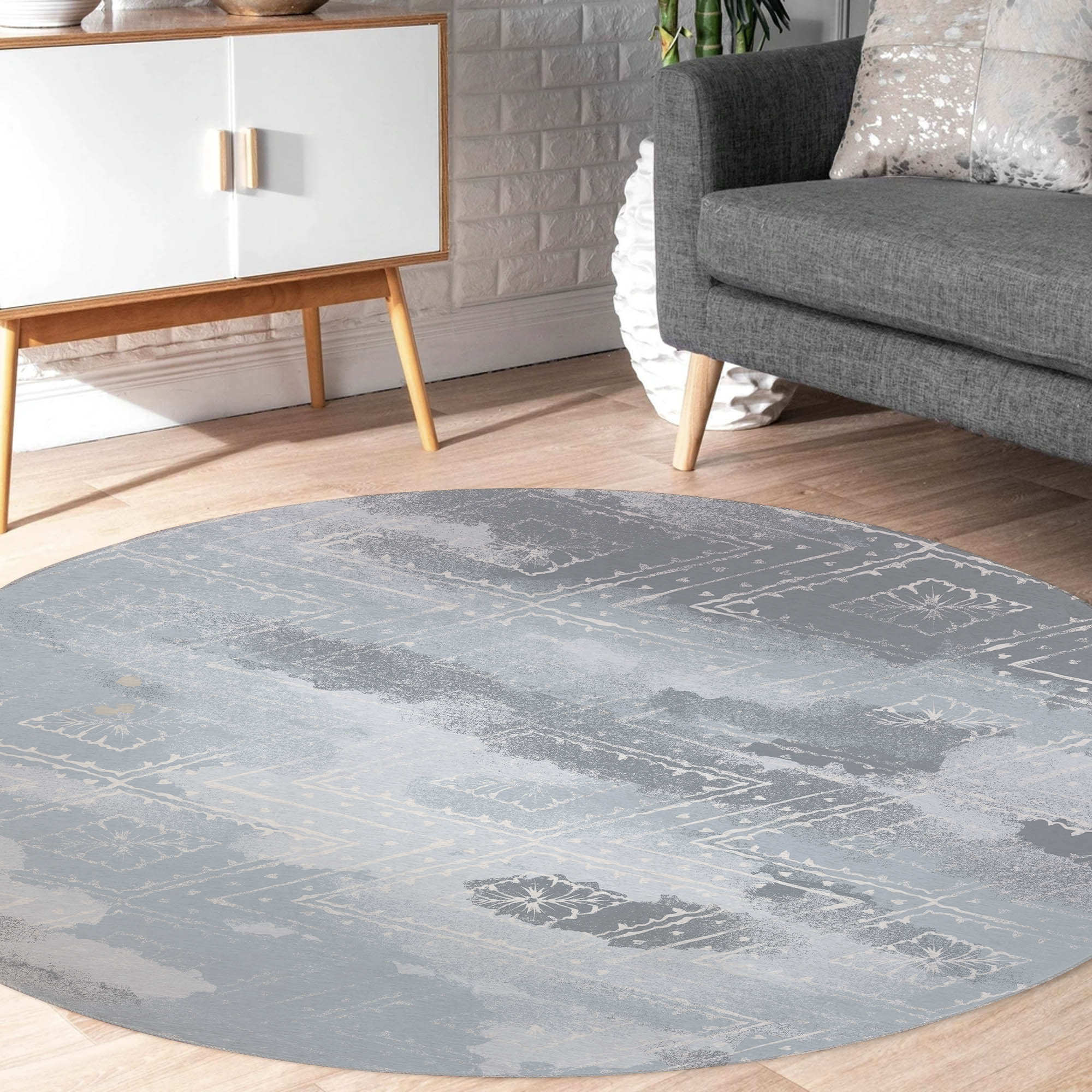 17 Stories HARLEQUIN OVERCAST Area Rug By 17 Stories | Wayfair