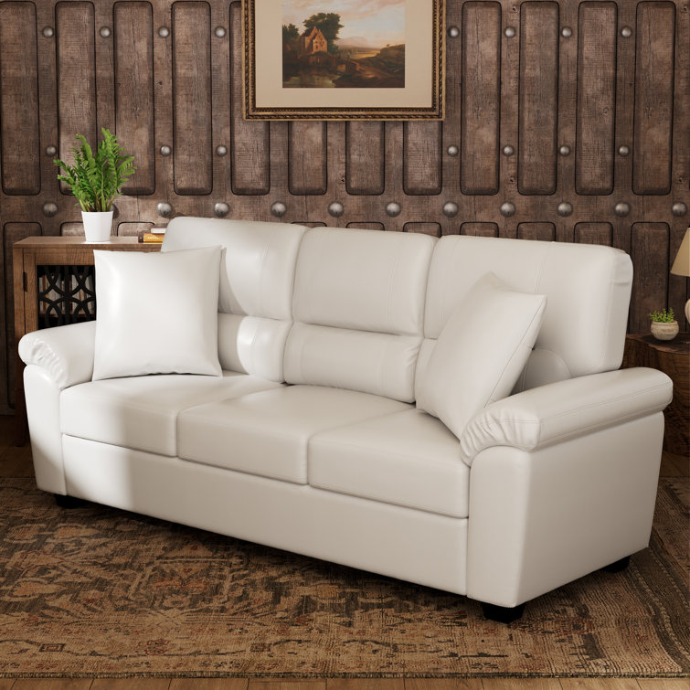 Ebern Designs Ornas 82.75'' Faux Leather Sofa & Reviews - Wayfair Canada