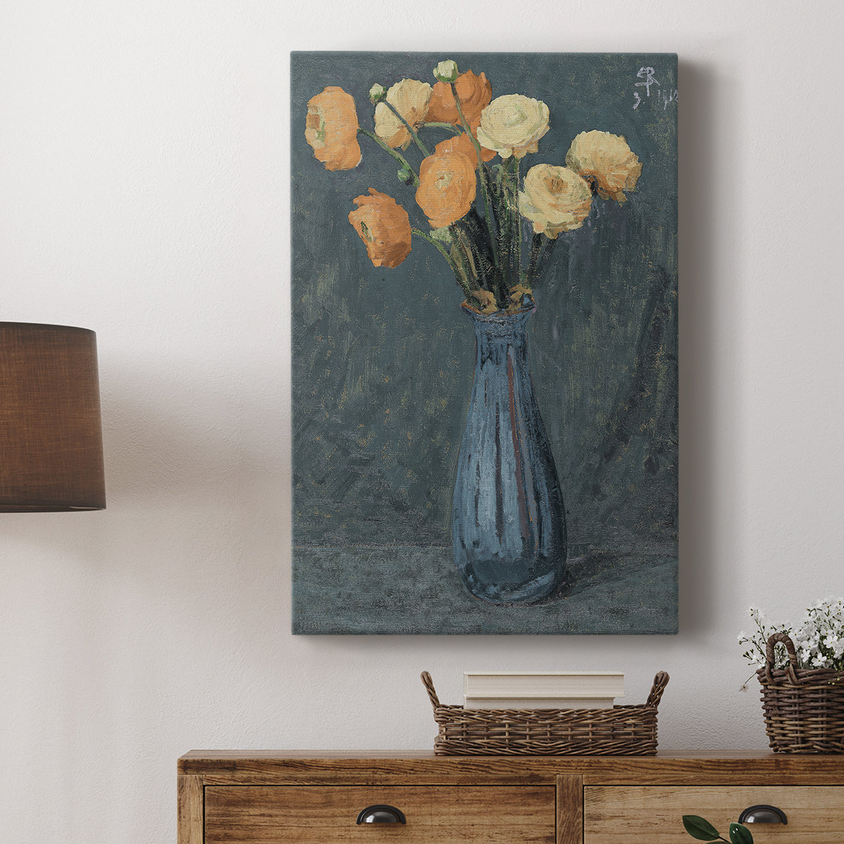 Lark Manor™ Vintage Floral Print CCLII -Gallery Wrapped Cavas | Wayfair