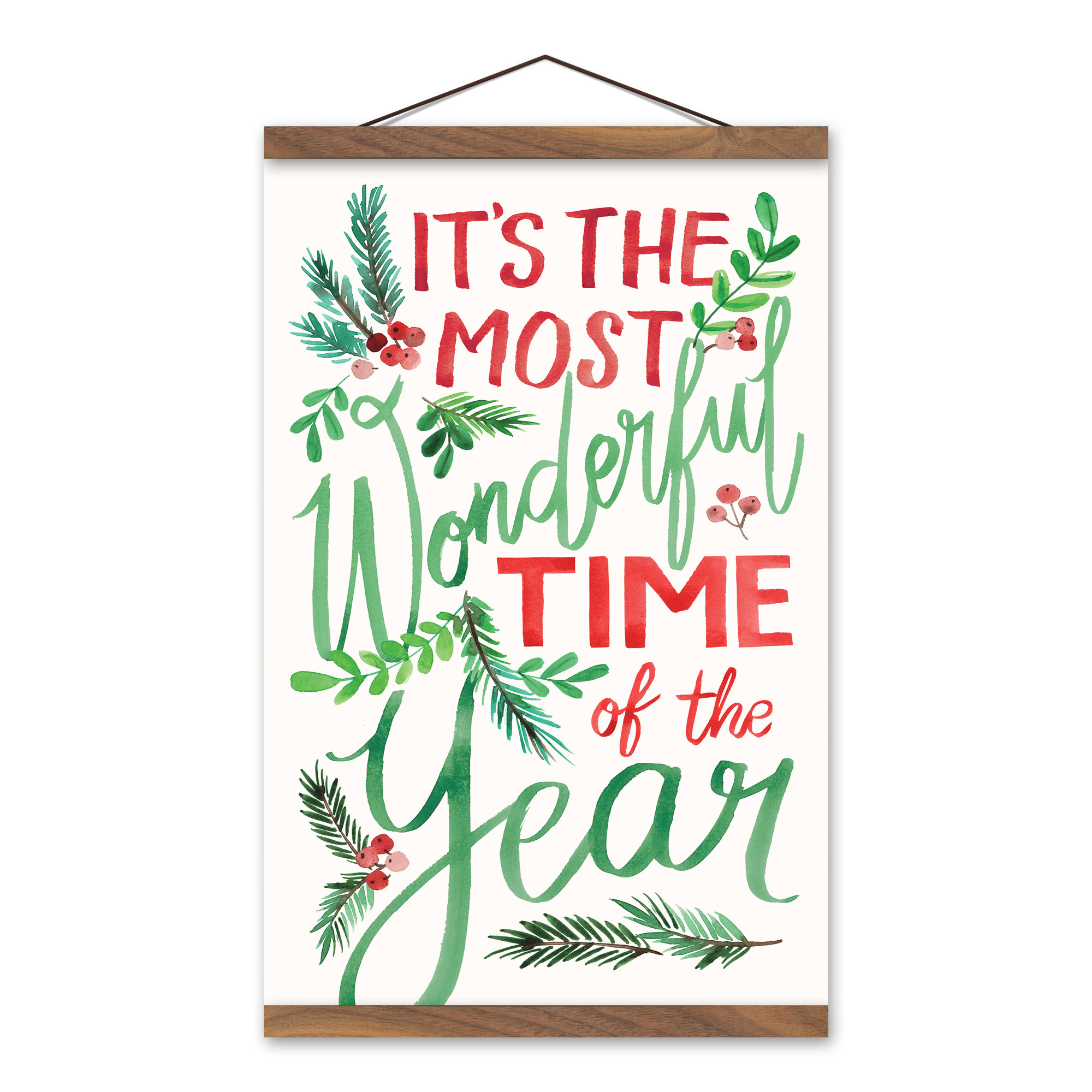 The Holiday Aisle® It's the Most Wonderful Time of the Year Wall Décor ...