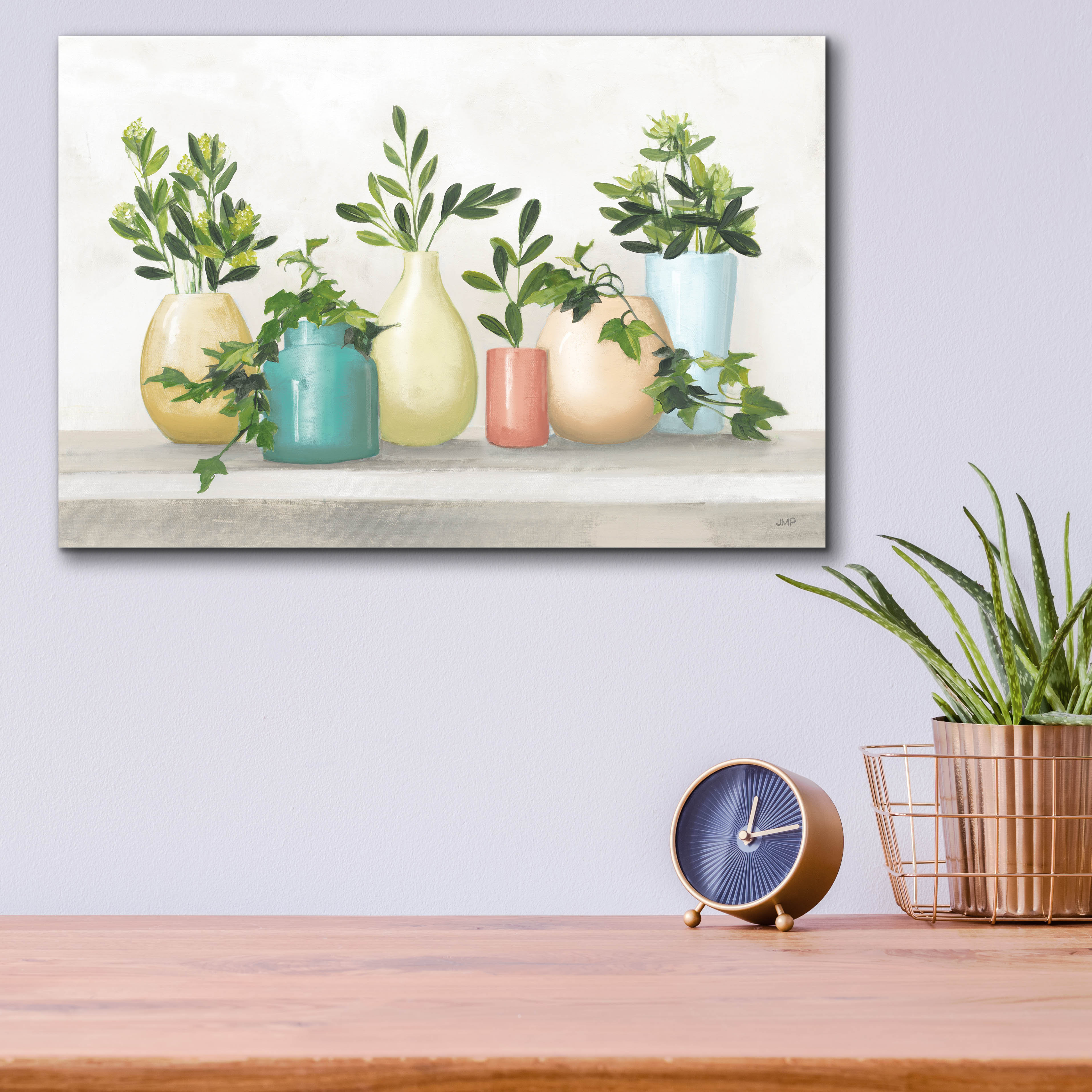 Winston Porter Plant Life 4 Colorful' by Julia Purinton Acrylic Glass ...