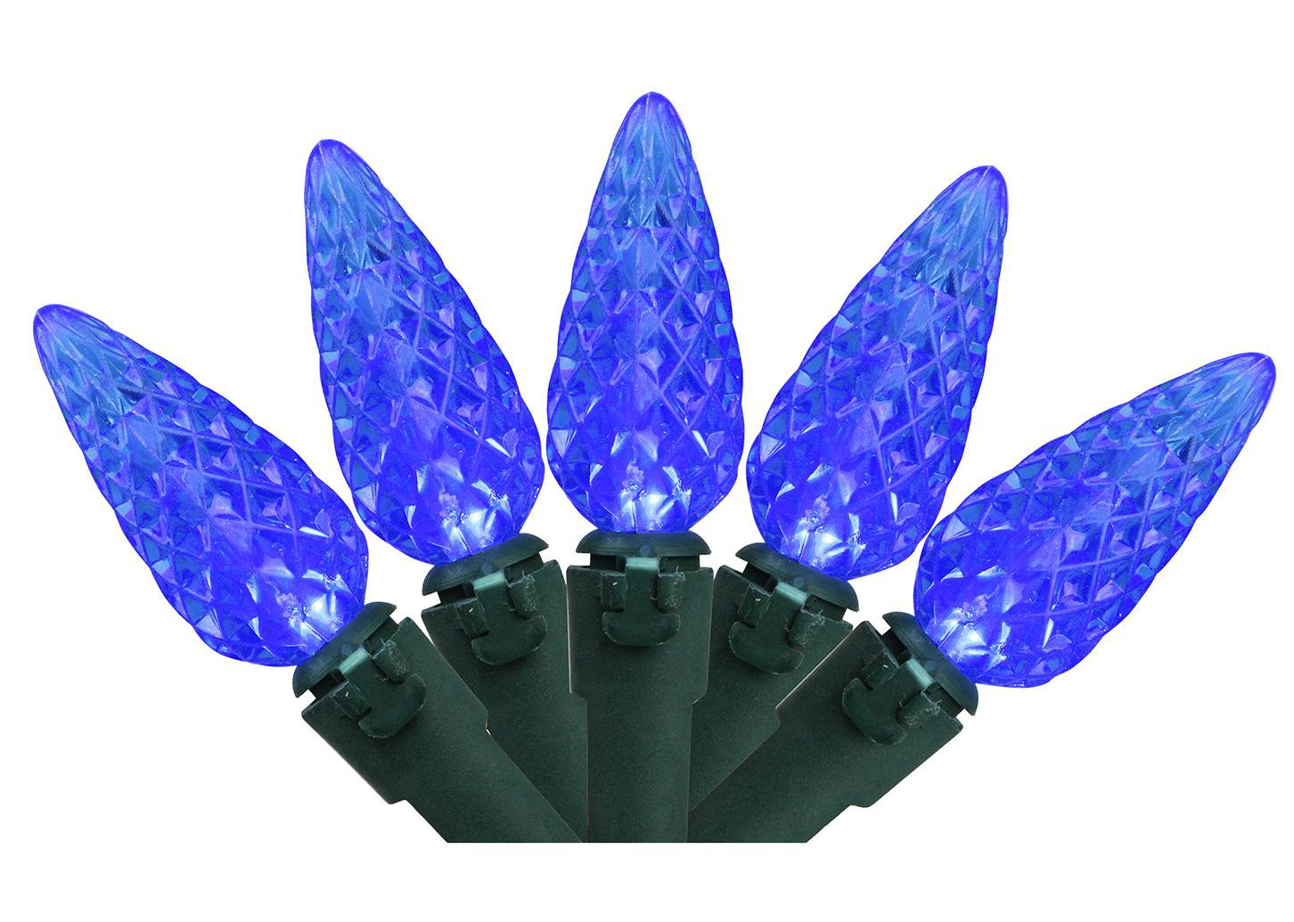 Northlight Seasonal 70-Count LED Faceted C6 Christmas Light Set - 23ft ...