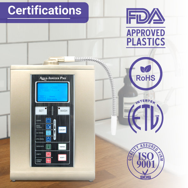 Aqua Ionizer Pro Aqua Ionizer Deluxe 7.5 Alkaline Water Ionizer | Wayfair