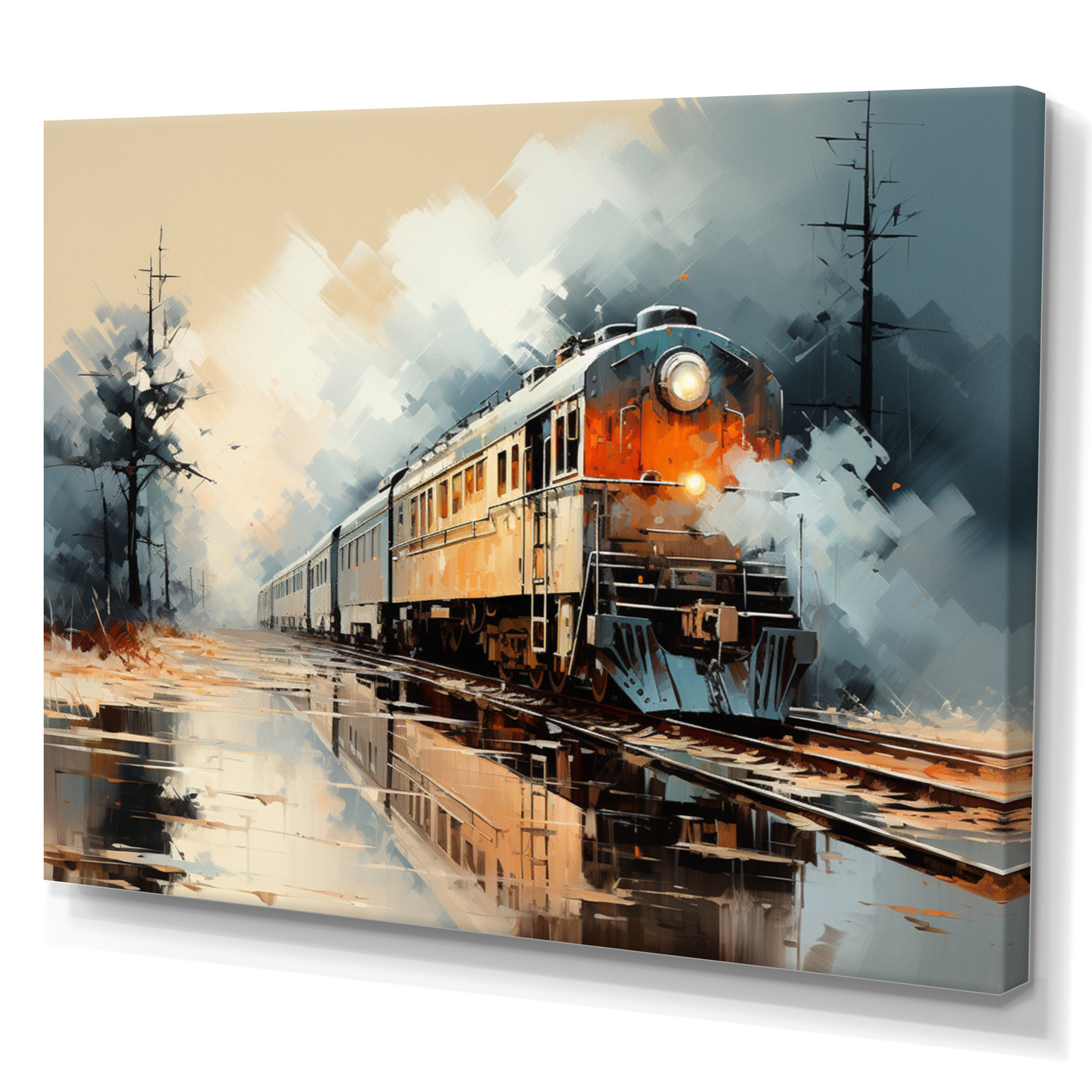 Williston Forge Abstract Train Sublime Landscapes III - Print on Canvas ...