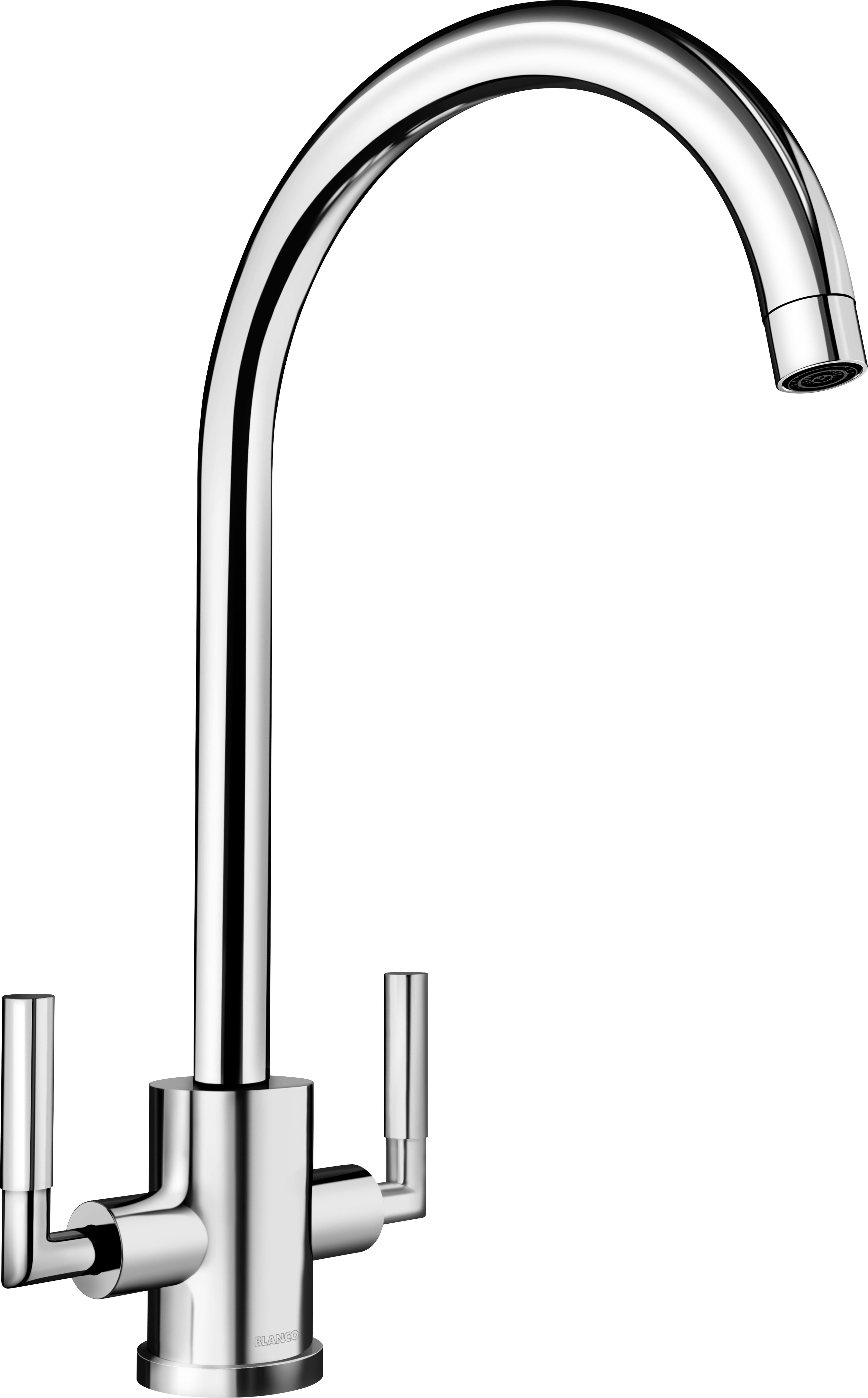 Blanco Eye Pull Down Touch Twin Lever Monobloc Tap & Reviews | Wayfair ...