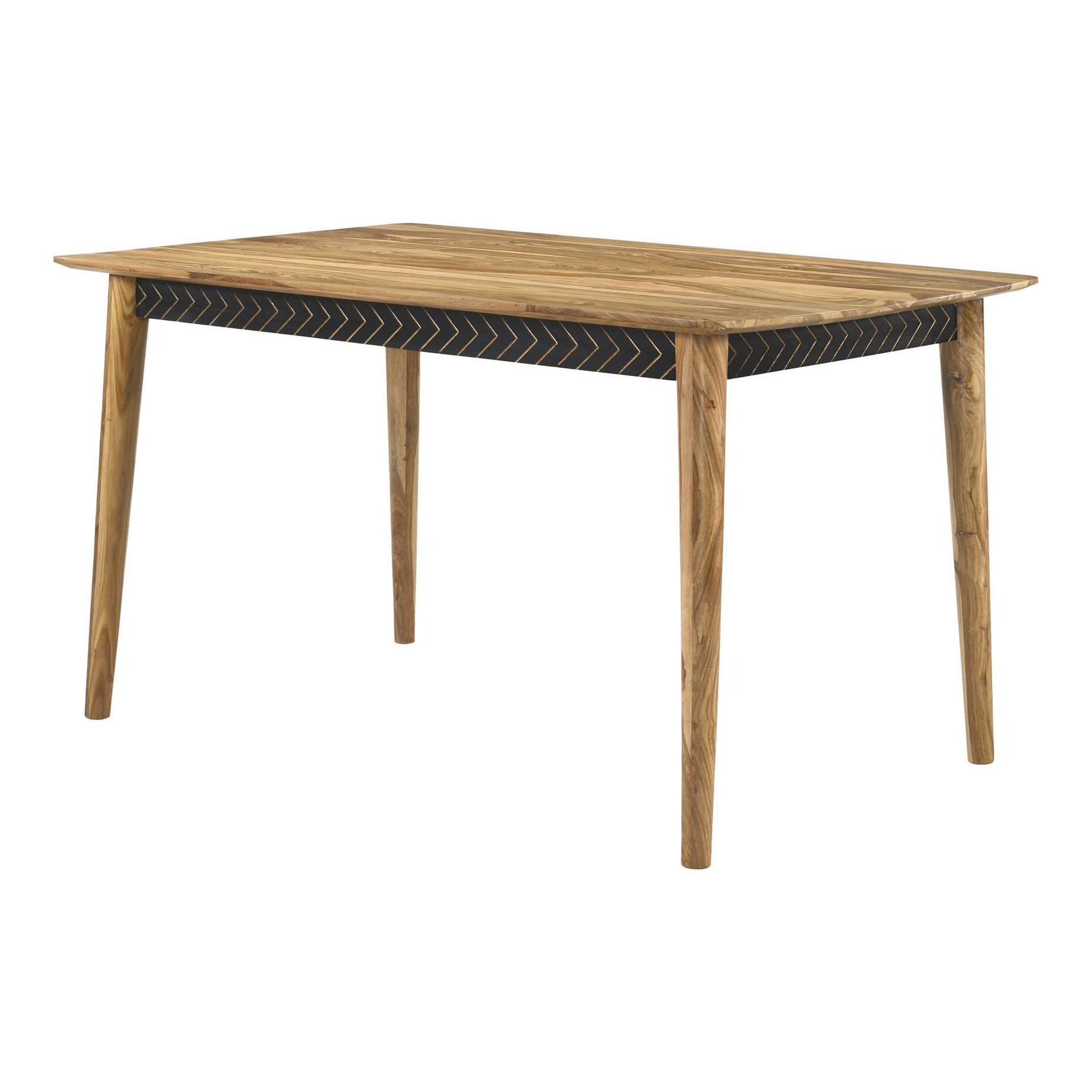 Millwood Pines Clancie Rectangular Counter Height Table in Brown | Wayfair