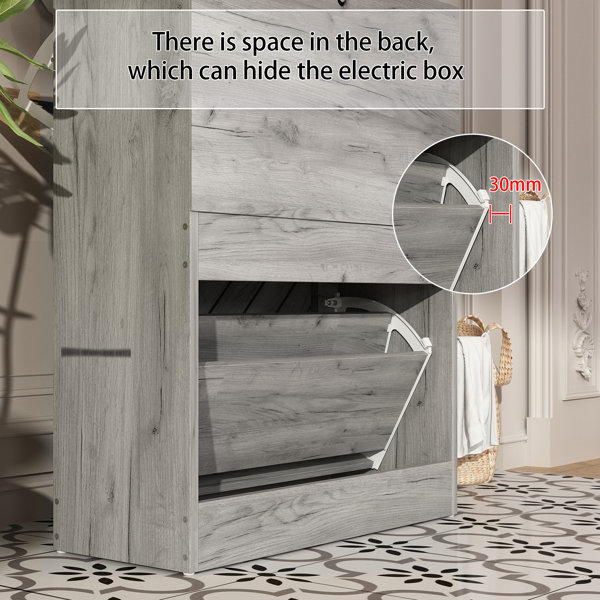 Wade Logan® 12 Pair Shoe Storage Cabinet & Reviews | Wayfair