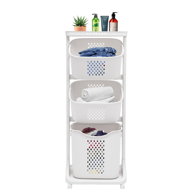 Rebrilliant Multi-Layer Clothes Storage Basket - Wayfair Canada