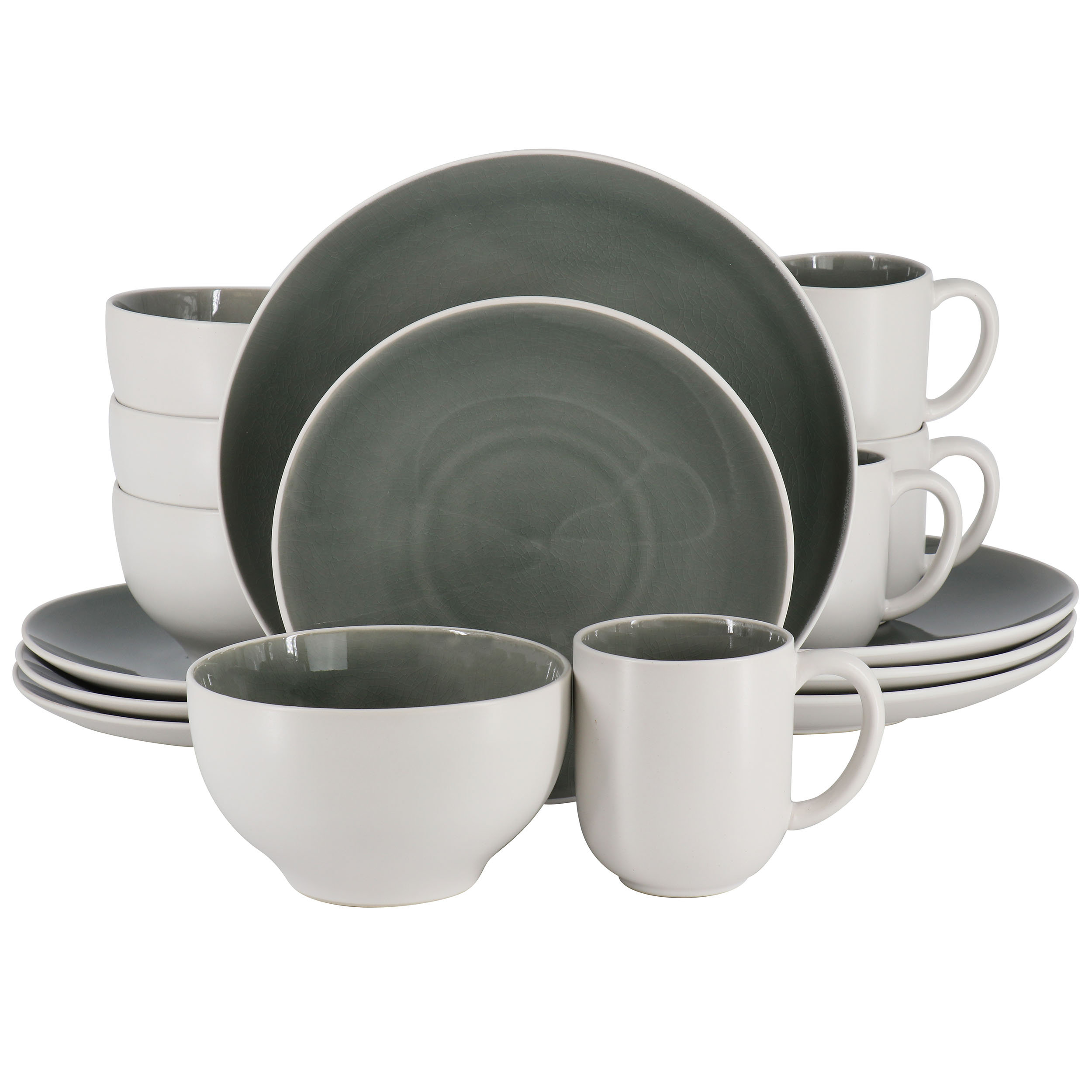 Gibson Elite Stoneware Dinnerware Set - Service for 4 | Wayfair