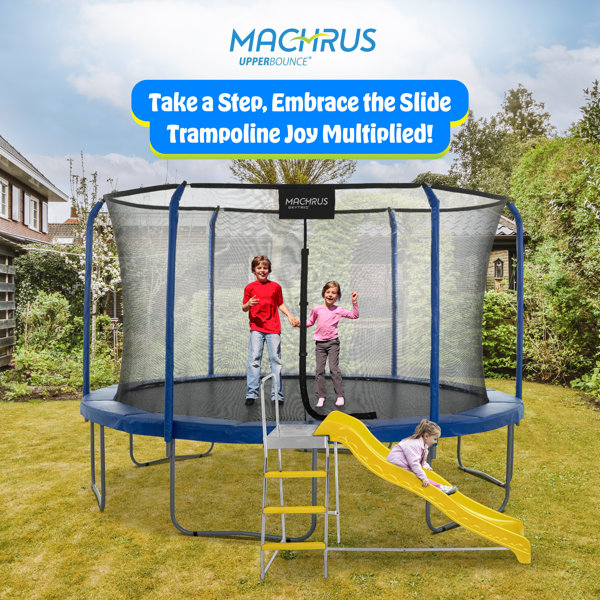 Upper Bounce Machrus Upper Bounce Trampoline Step N Slide|kids Outdoor ...