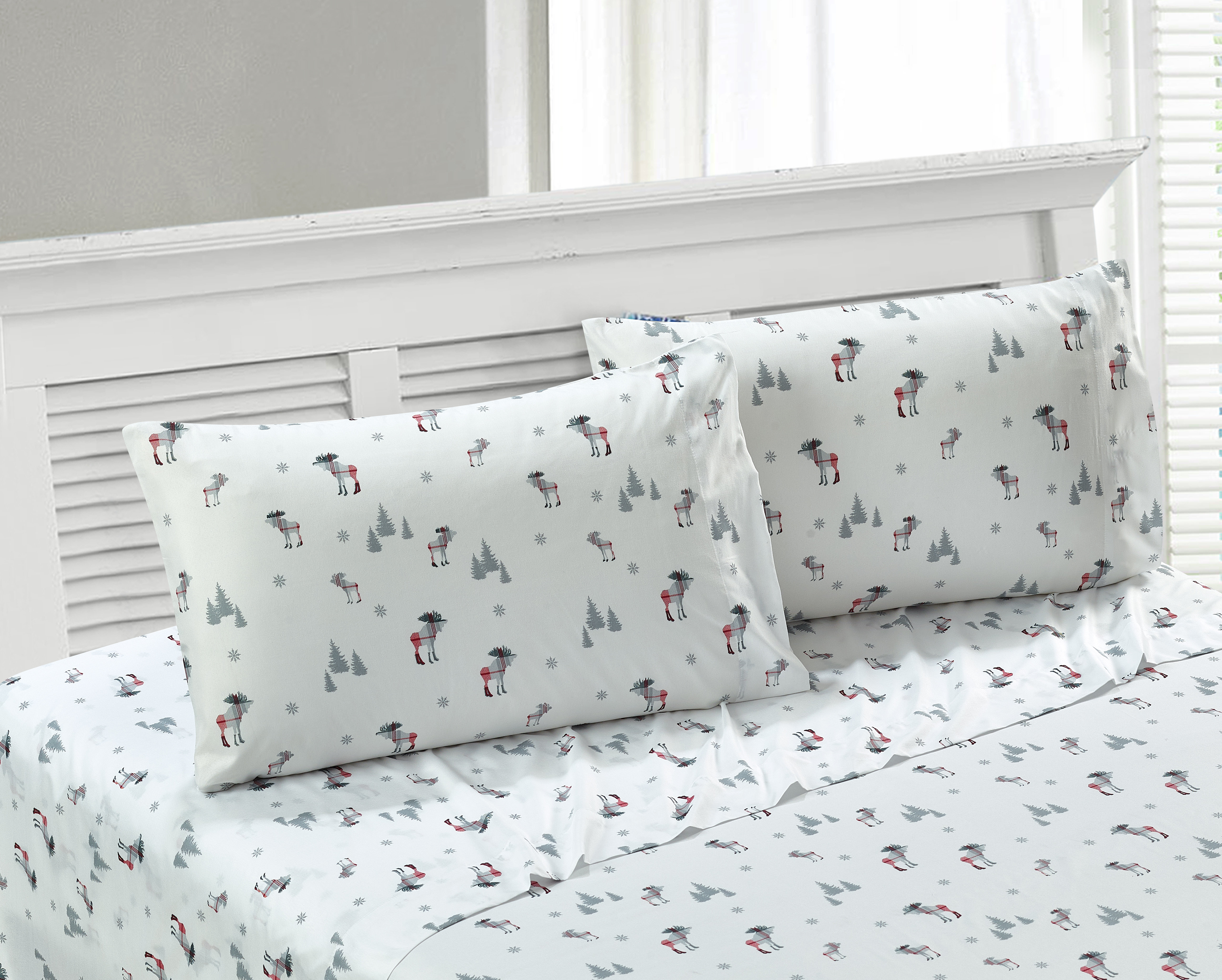 Maison Condelle Northern collection Animal Print Microfiber Sheet Set ...