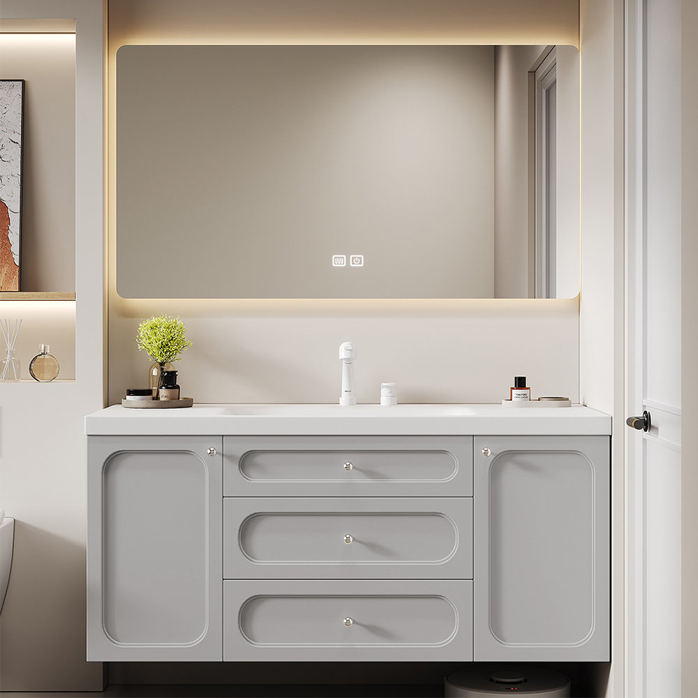 Backop Nordic style simple bathroom cabinet | Wayfair
