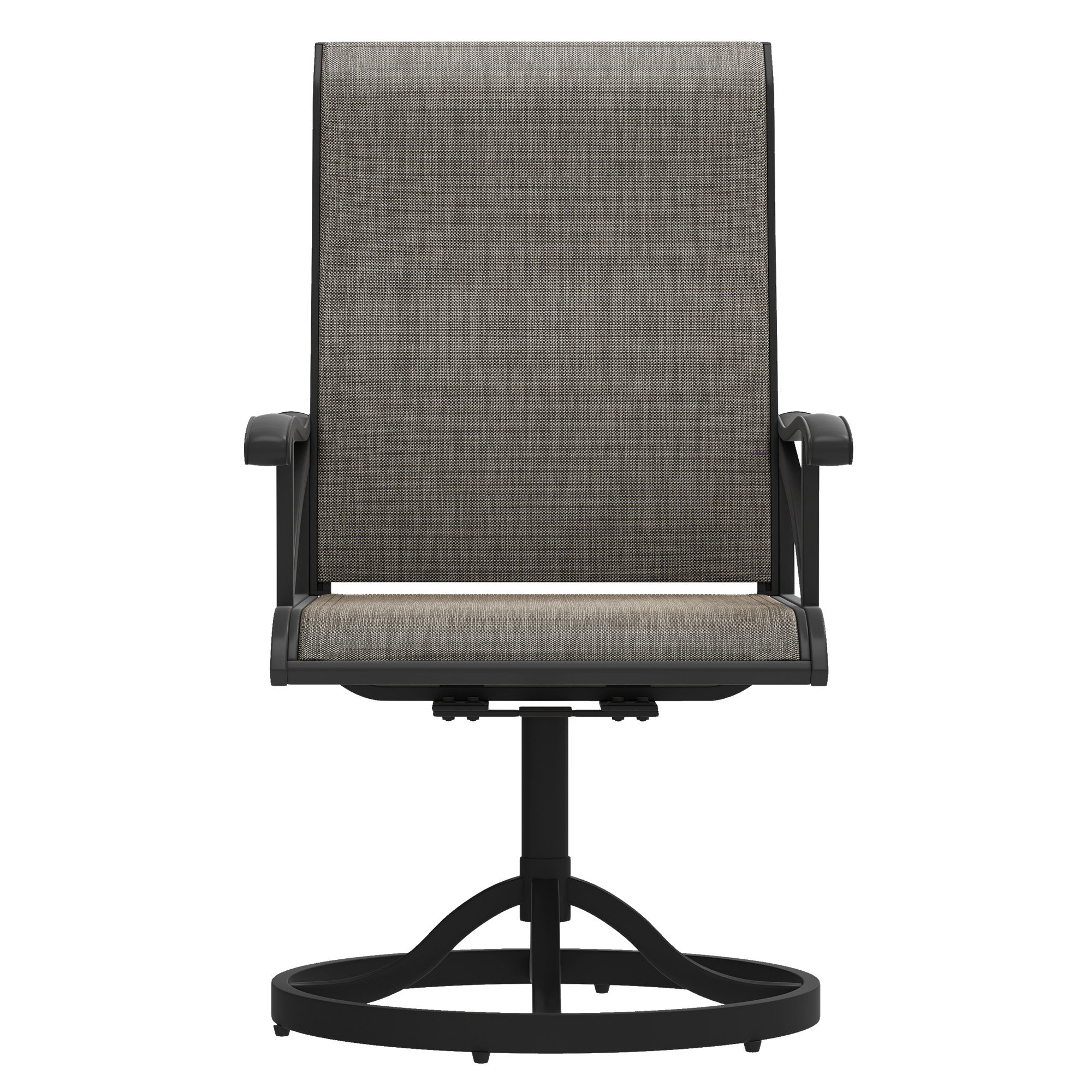 Lark Manor™ Durable Swivel Patio Dining Chairs with Rocking Motion and ...