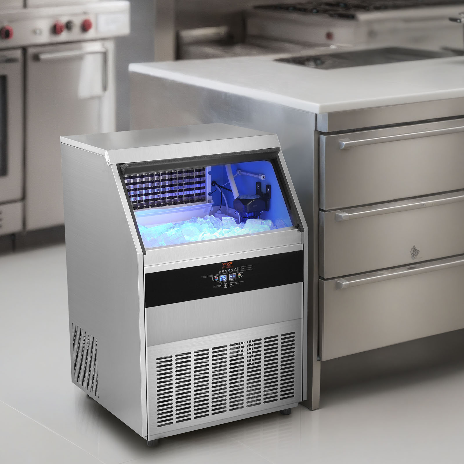 VEVOR 440 lb. Daily Production Clear Ice Freestanding Ice Maker | Wayfair