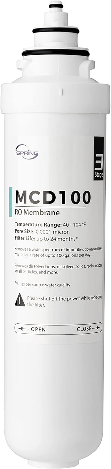 iSpring Water Systems iSpring MCD100 RO Membrane Replacement Filter for ...