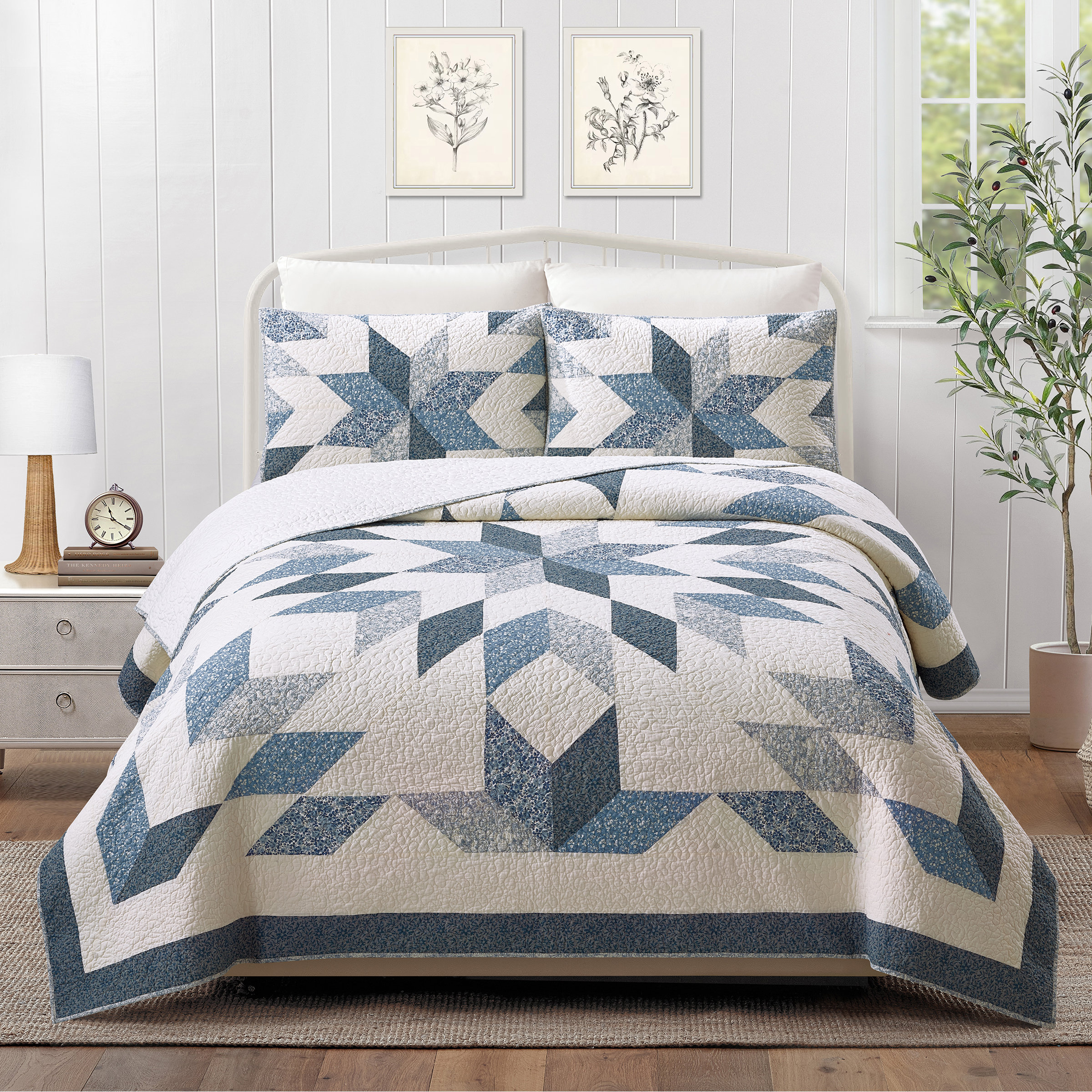 Modern Heirloom Bright Star Patchwork Quilt Set - Wayfair Canada