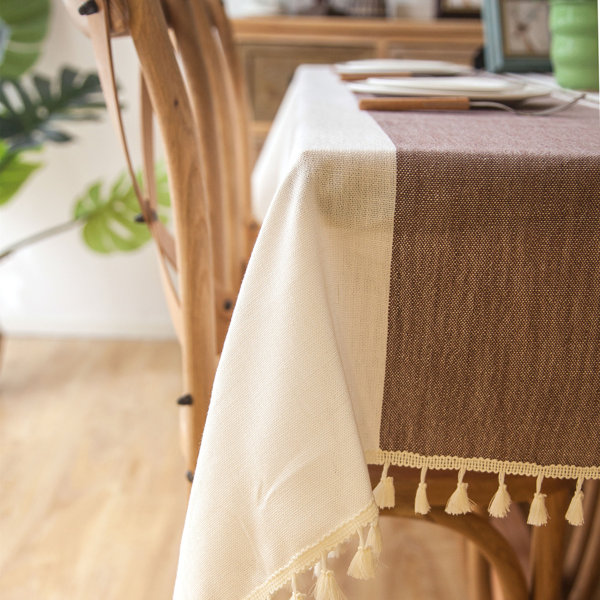 Union Rustic Dumas Rectangle Cotton Tablecloth & Reviews | Wayfair