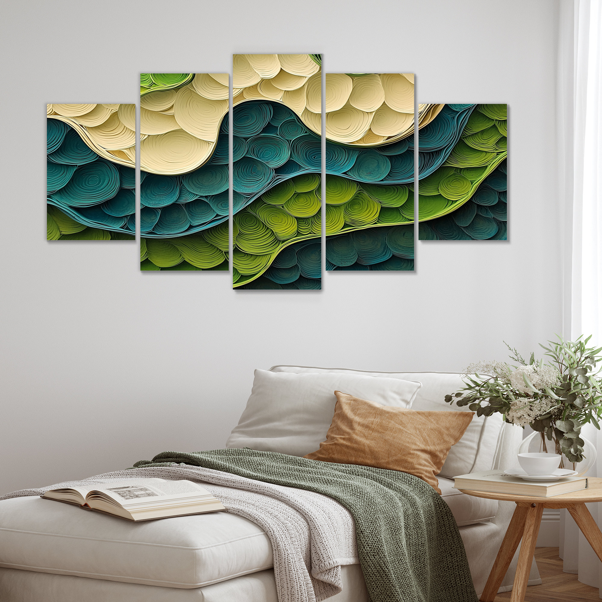 Wrought Studio™ Biomorphism Earth Rhythm I Chaos VI - Earth Wall Art ...