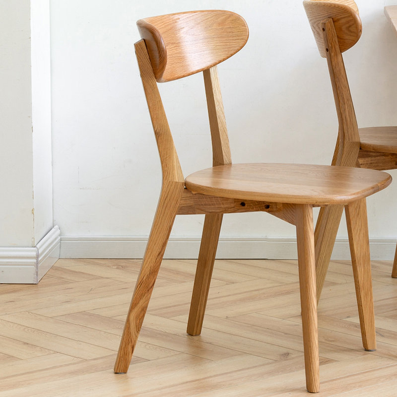 George Oliver Heneretta Solid Wood Side Chair | Wayfair