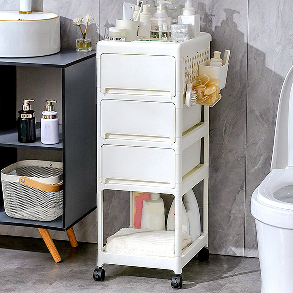 Prep & Savour Storage Stroller - 4 Layer, Storage For Bedroom, Living ...