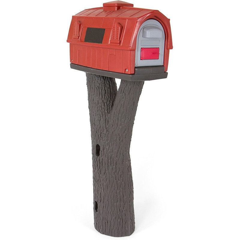 ZILNOX Plastic Residential Mailbox & Post Mount Mailbox with 2 Access ...