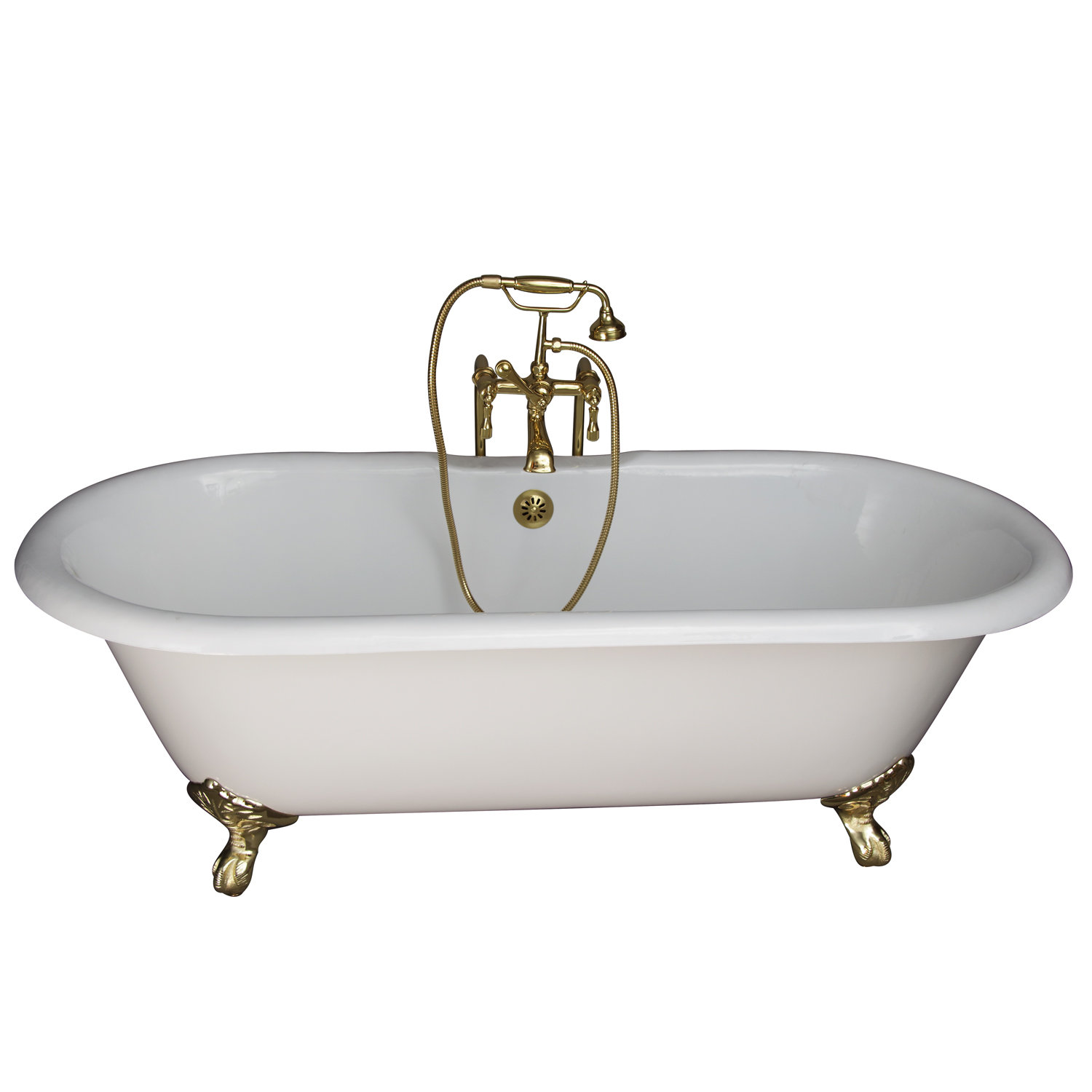 Barclay 68" x 30" Freestanding Soaking Cast Iron Bathtub | Wayfair