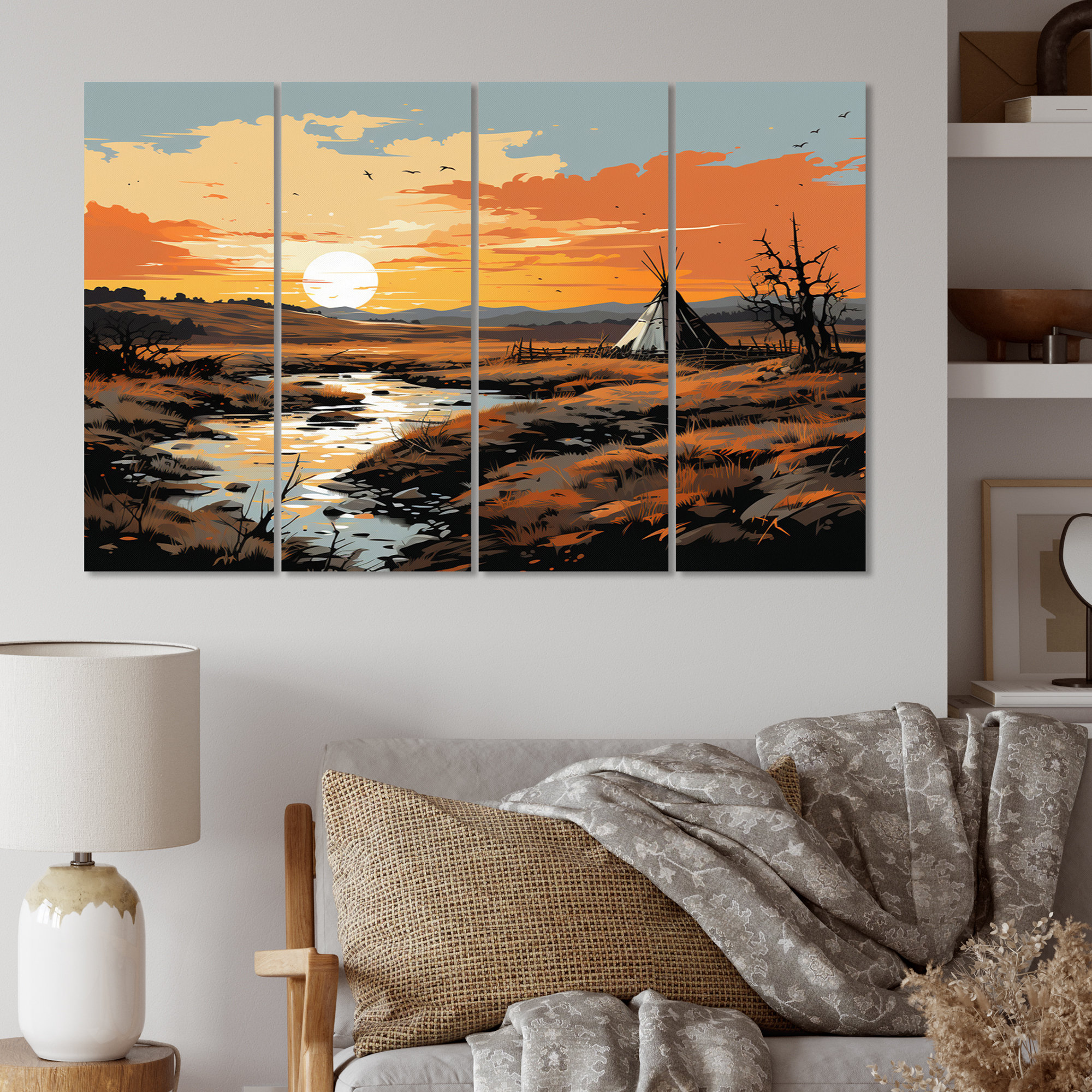 Union Rustic Native Tipi Legacy Of The Plains III - Native American ...