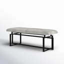 SUNPAN Pilar Bench - Grey & Reviews | Perigold