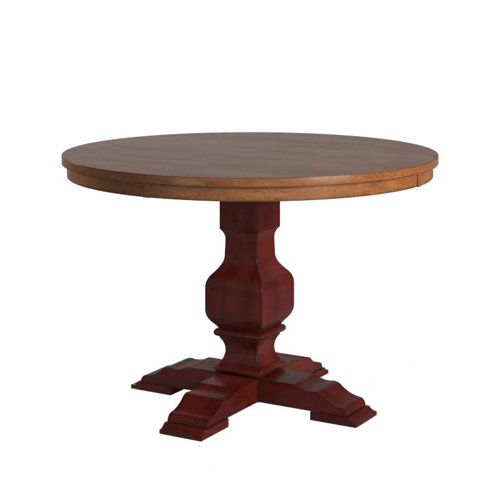 Three Posts™ Fortville Round Solid Wood Dining Table & Reviews | Wayfair