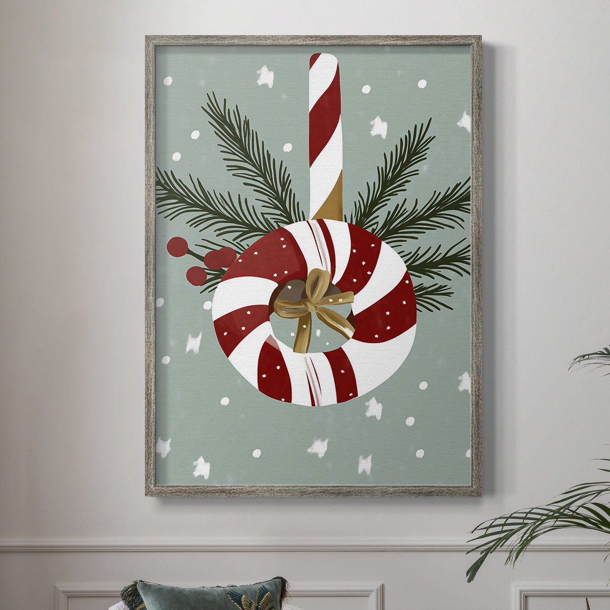 The Holiday Aisle® Christmas Holiday Art DCCC Framed Print - Solid Wood ...