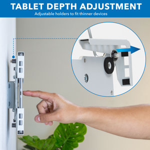 Mount-it Universal Tablet Wall Mount With Most 9.7" To 13" Tablets ...