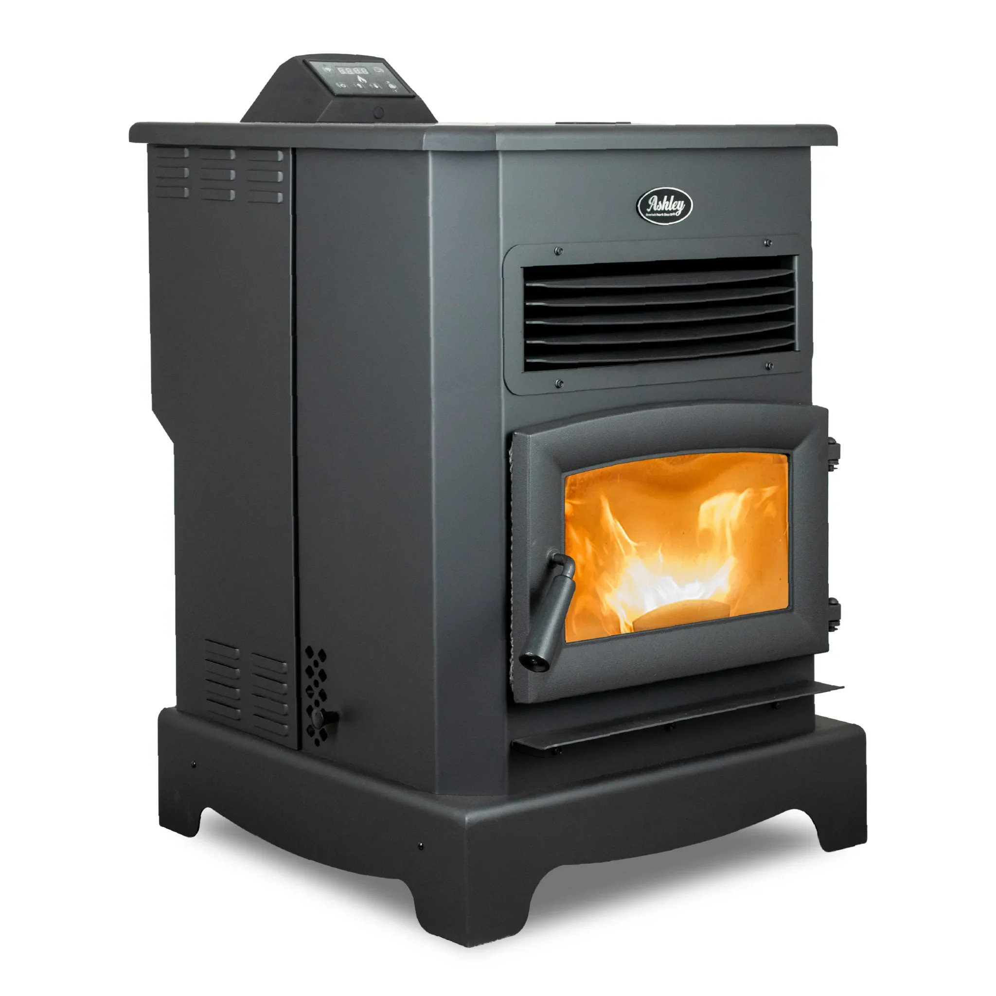 Ashley Hearth Ashley 2200 Sq Ft Pedestal Pellet Stove 170 Lb Hopper ...