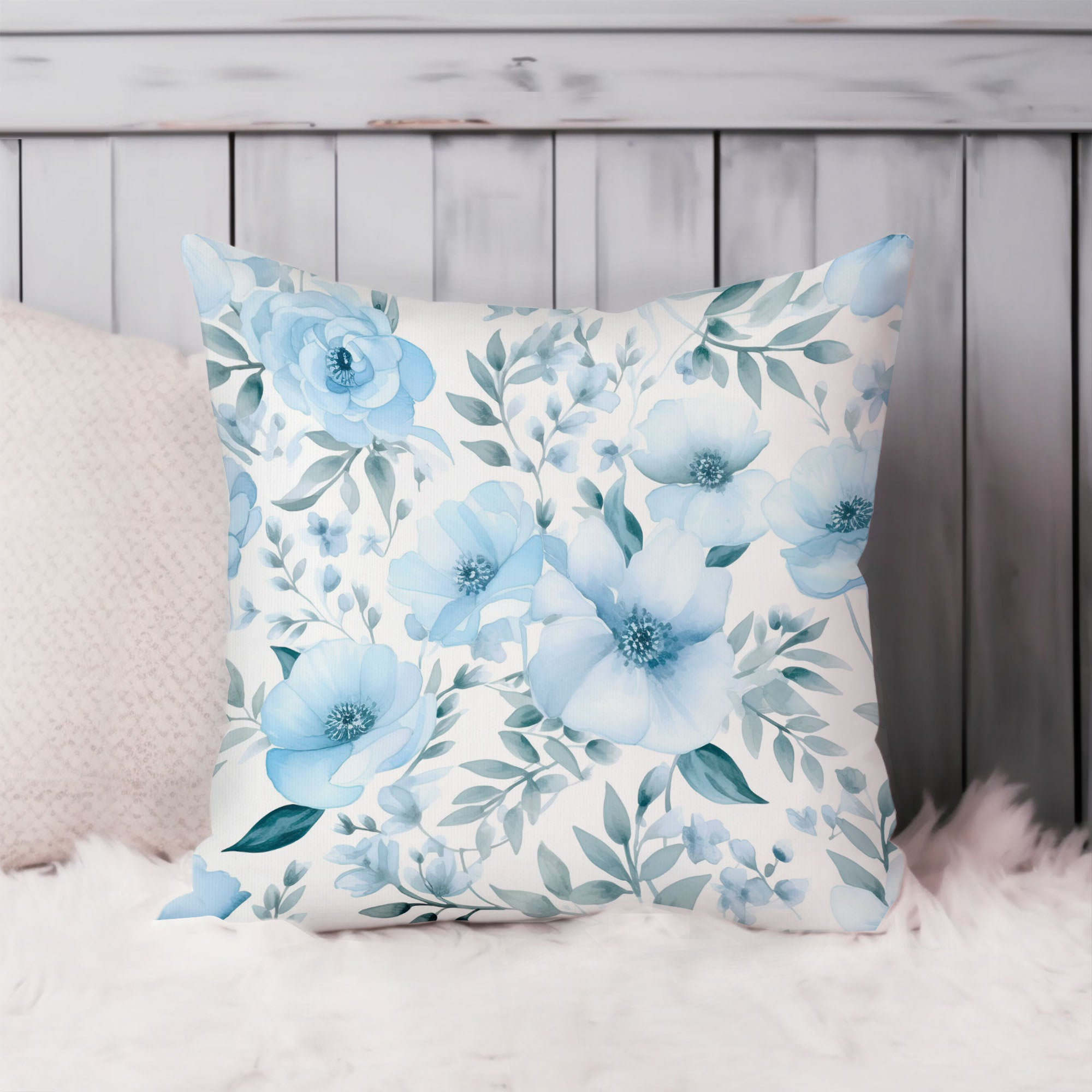 Ethan Taylor Floral Blue Flower Modern Cottagecore Pattern XI Flowers ...