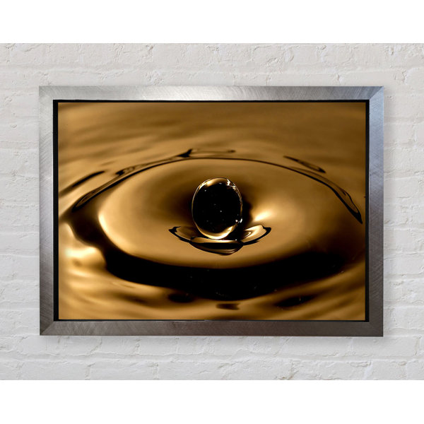 Bright Star Sepia Wassertropfen - Einzelner Bilderrahmen Kunstdrucke ...